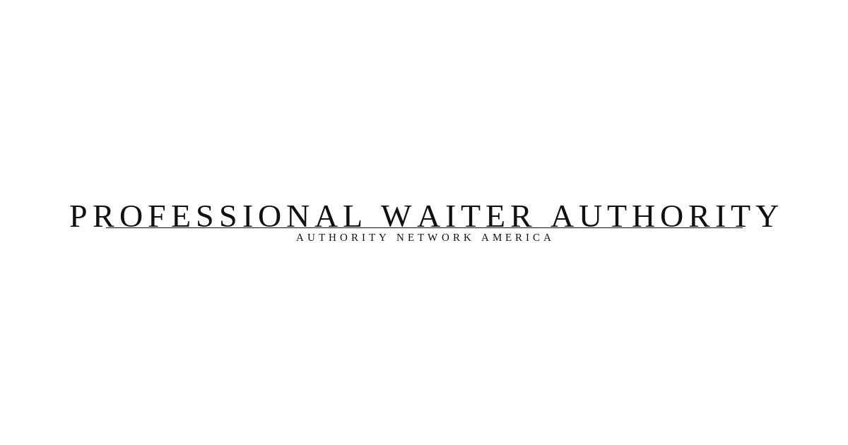 Professional Waiter Salary and Compensation in the US | Professional ...